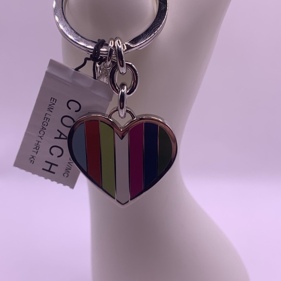 Coach | Accessories | Coach Legacy Heart Keychains | Poshmark